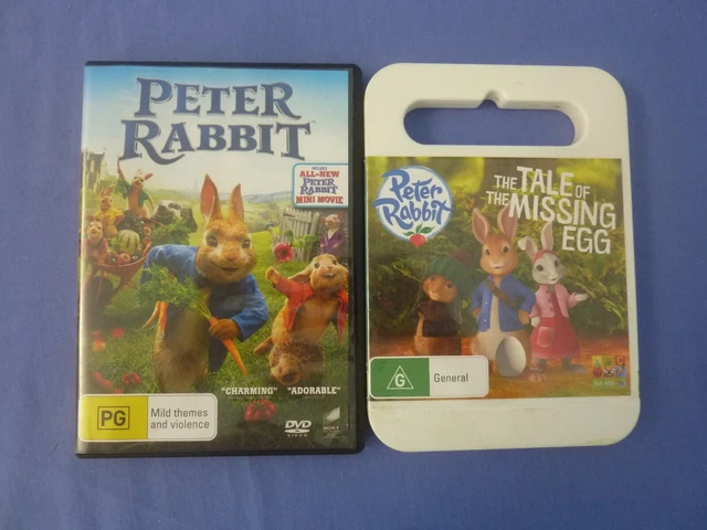PETER RABBIT + The Tale of The Missing Egg DVD ABC Kids R4 Bundle $12. ...