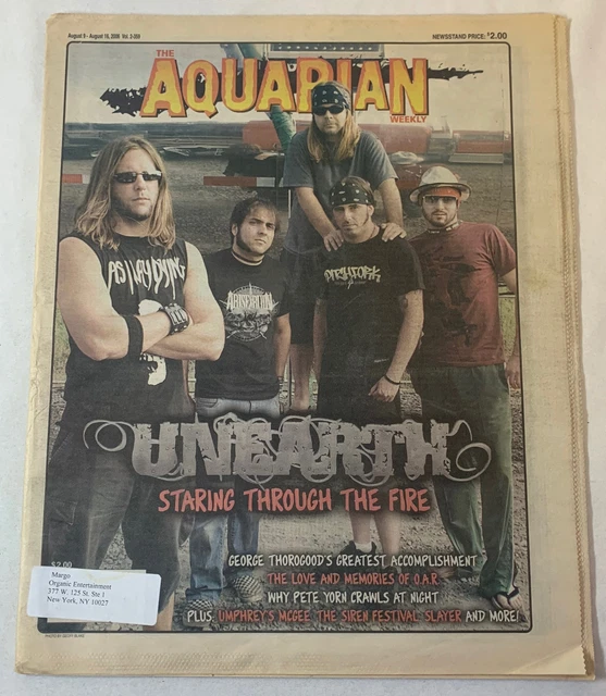 AUG 9,2006 AQUARIAN ~ Déterrer,George Thorogood,O. A.R Pete Yorn ,John ...