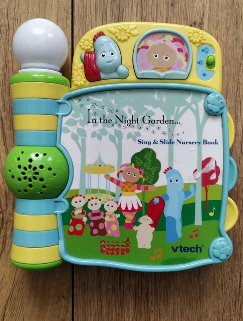 VTECH IN THE Night Garden Sing and Slide Nursery Book with Sounds ...