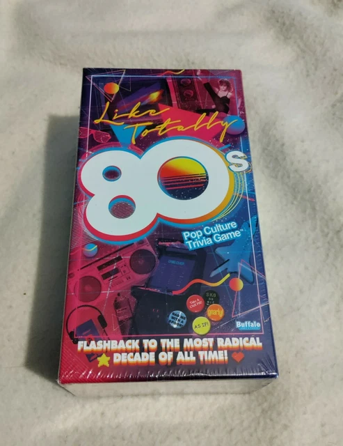 LIKE TOTALLY 80'S Pop Culture Flashback Trivia Questions NEW Sealed ...