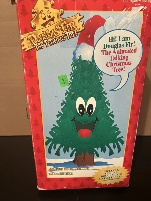 GEMMY DANCING DOUGLAS Fir Animated Talking Singing Christmas Tree 1997 ...