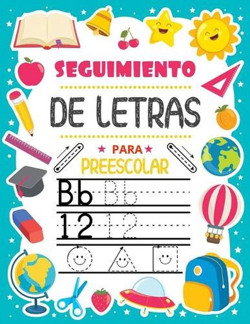 SEGUIMIENTO DE LETRAS para preescolares: Practicar Letras N?meros Formas y L?nea $21.28 ...