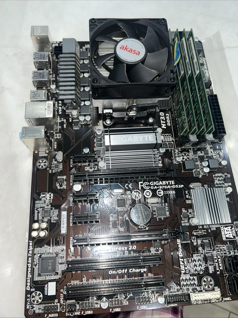 AKASA GIGABYTE GA-970A-DS3P Motherboard £26.70 - PicClick UK