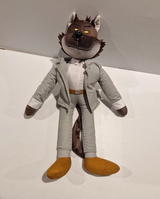 DREAMWORKS THE BAD Guys 2022 "Mr. Wolf" Plush Character Soft Toy Doll ...