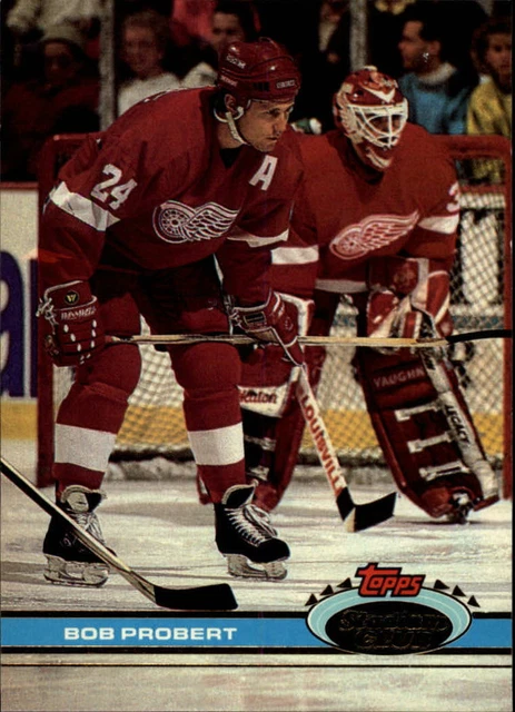 1991-92 STADIUM CLUB Red Wings Hockey Card #59 Bob Probert EUR 2,20 ...