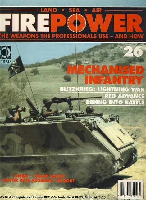 FIRE POWER MAGAZINE LAND SEA AIR issue no.26 MECHANISED INFANTRY ...
