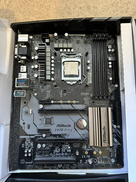 ASROCK Z370 PRO4 ATX Motherboard LGA1151 - Motherboard only £0.99 ...