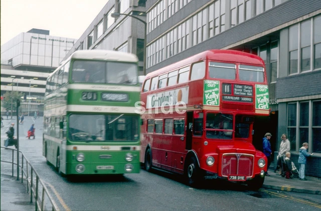 LONDON TRANSPORT AEC Routemaster Bus Rm1738 1988 Original Colour Slide ...