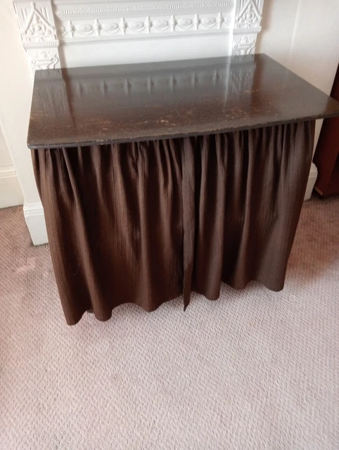 VINTAGE FOLDING METAL Bed Frame with Single Floral Foam Mattress ...