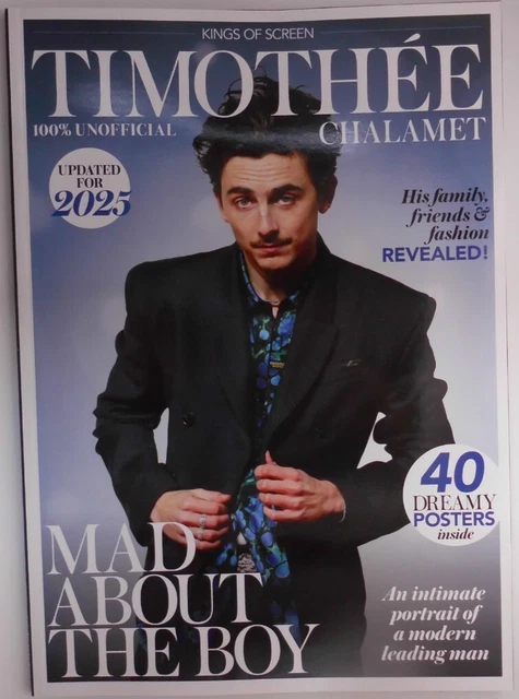 KINGS OF SCREEN magazine 2025 Timothee Chalamet Mad About the Boy ...