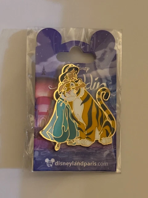 DISNEYLAND PARKS PRINCESS Jasmine and Rajah Pin Badge Aladdin £2.20 ...