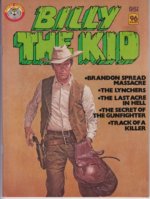 AUSTRALIAN WESTERN COMIC: Billy The Kid - Murray Comics 1981 96 Pages ...