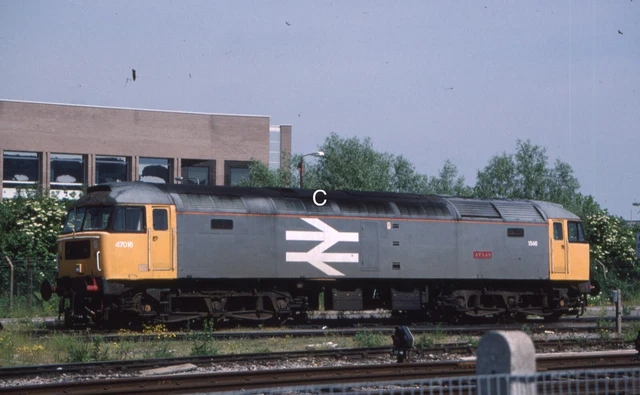 35MM SLIDE BRITISH Railway Br Diesel Class 47 - 47016 At Swindon June ...