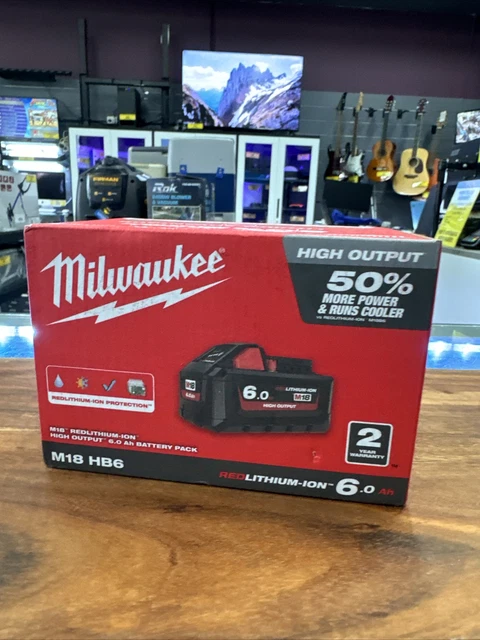GENUINE MILWAUKEE M18HB6 18V 6.0Ah Li-ion High Output #2 $99.00 ...