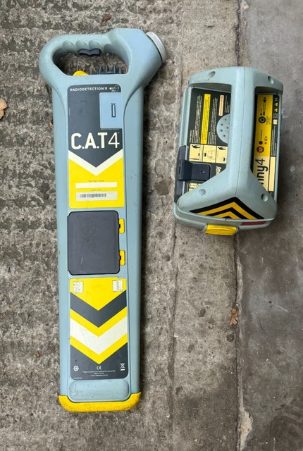 RADIODETECTION CAT4 CABLE Detector Tool & Genny 4 Kit with Lead & Spike ...