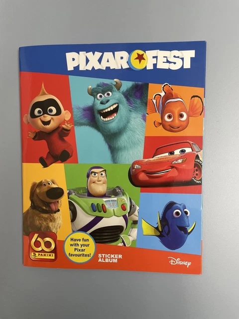 PANINI PIXAR FEST 2021 Sticker Album NEW & 6 Stickers Christmas ...