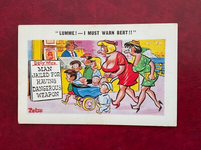 POSTCARD VINTAGE COMIC Saucy - Sunny Pedro Series 138 £2.99 - PicClick UK