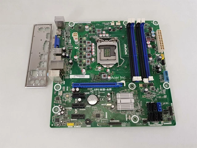 ACER DX4870 SOCKET LGA1155 DDR3 MicroATX Motherboard with I/O Shield ...