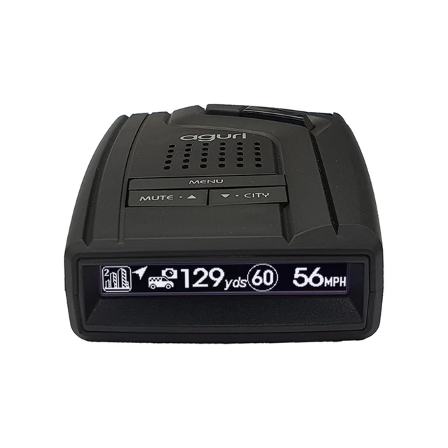 AGURI SKYWAY GTX90 GPS Radar Laser Speed Trap Camera Detector with OLED ...