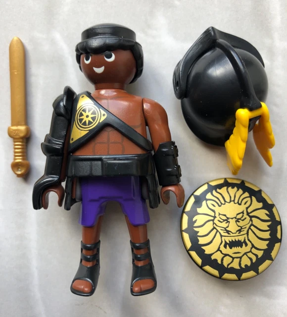 PLAYMOBIL 70734 FIGURES Boys 22 dunkler GLADIATOR Rome Kolosseum ...