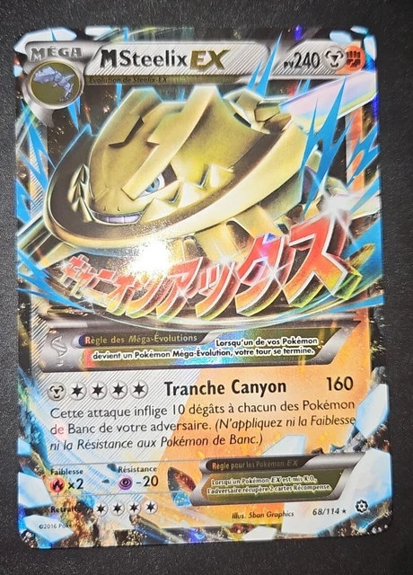 CARTE POKEMON MEGA Steelix Ex 68/114 Xy11 Exc +/nm EUR 17,99 - PicClick FR