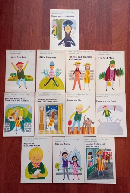 VINTAGE SET OF One Two Three & Away Books Set Of 12 70s 80s Ed Rodger ...