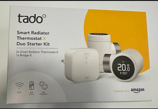 TADO SMARTES HEIZKÖRPERTHERMOSTAT X – Starter Kit mit Bridge X EUR 120 ...