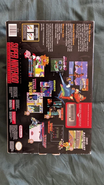 SUPER NINTENDO CONSOLE SUPER NES CONTROL DECK SNS-101 SNES EUR 267,00 ...