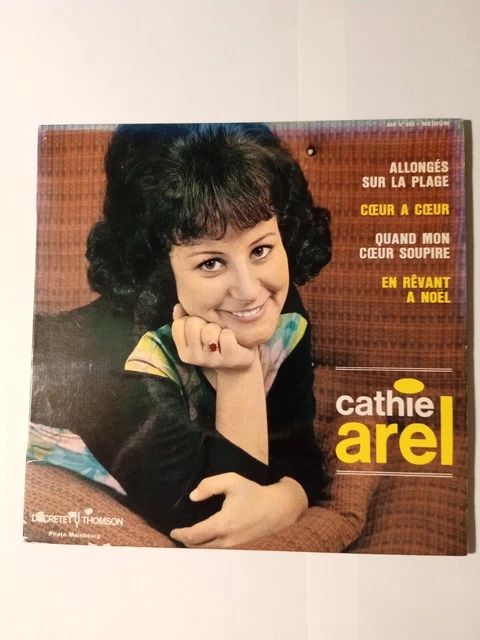 RARE EP45 TRS Cathie AREL "Allongés sur la plage"M-/VG++ EUR 45,00 ...