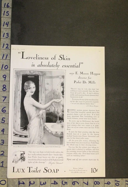 1928 PHYLLIS HAVER Silent Film Actress Pathe De Mille Star Lux Soap Ad ...