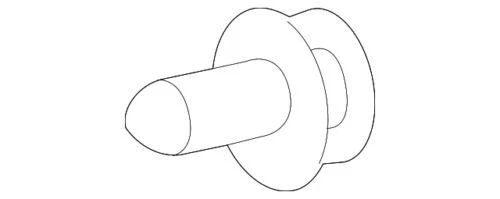 GENUINE FORD WHEEL Opening Molding Single Retainer W709176-S300 £1.36 ...