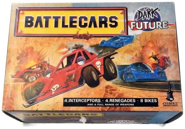 DARK FUTURE BATTLECARS Box Partially Assembled missing 1 interceptors ...