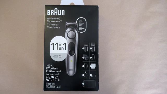 BRAUN ALL-IN-ONE STYLE Kit Series 7, Shaving Kit with 11-in-1 Trimmer ...