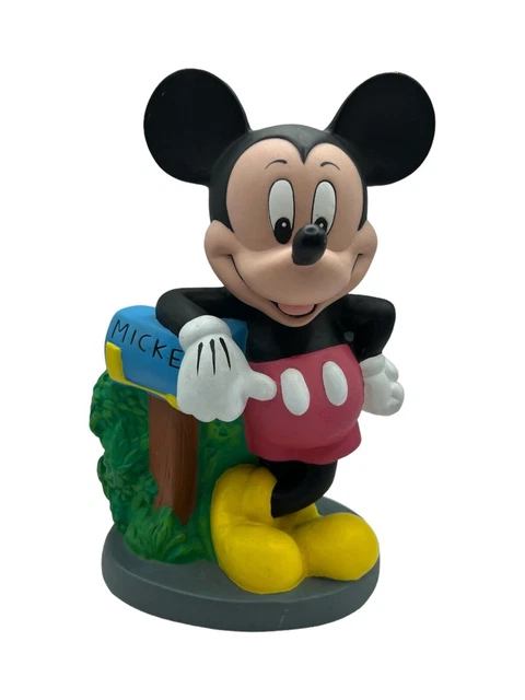 MICKEY MOUSE MICKY Maus Spardose Briefkasten Alt Vintage Disney ca. 20 ...