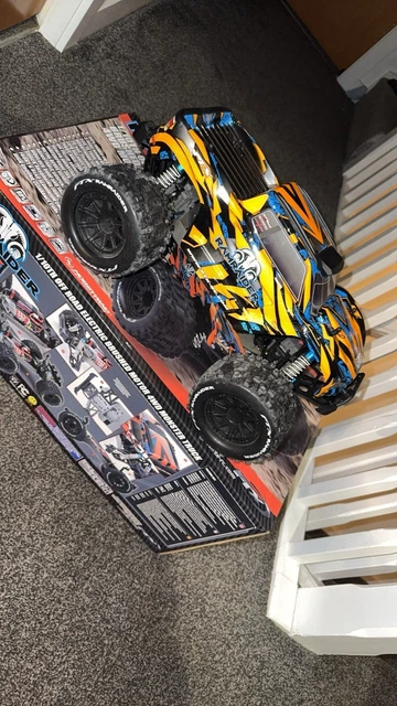 FTX RAMRAIDER 1:10 Brushed, Monster Truck Ready to Run - Orange Blue £ ...