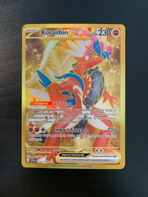 CARTE POKÉMON : Koraidon EX 254/198 SV Ecarlate & Violet Française NEUF ...