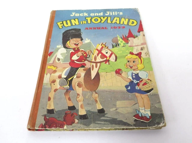 VINTAGE BOOK JACK and Jill's FUN IN TOYLAND Annual 1959 The Amalgamated ...