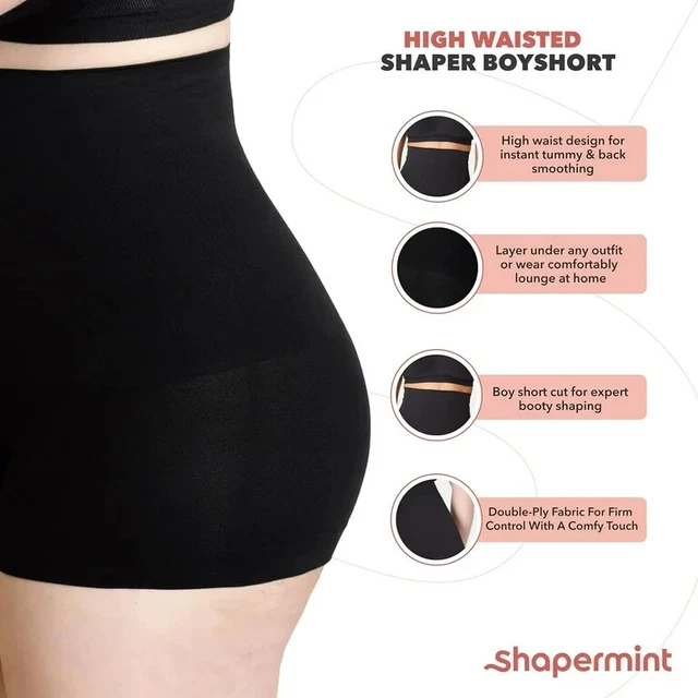 EMPETUA BY SHAPERMINT All Day Every Day High-Waisted Black Shaper ...