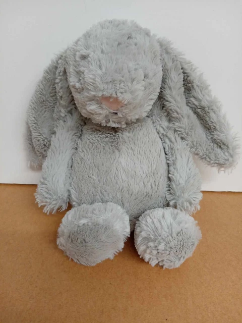 JELLYCAT MEDIUM BASHFUL Silver Bunny Soft Plush Toy £11.95 - PicClick UK