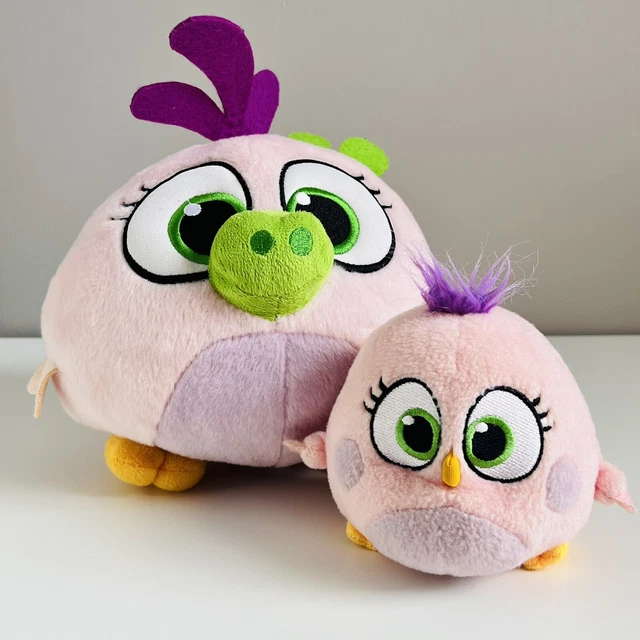 ANGRY BIRDS PLUSH Bundle 5” & 10” Soft Toys Zoe Hatchling Pink Pig (Non ...