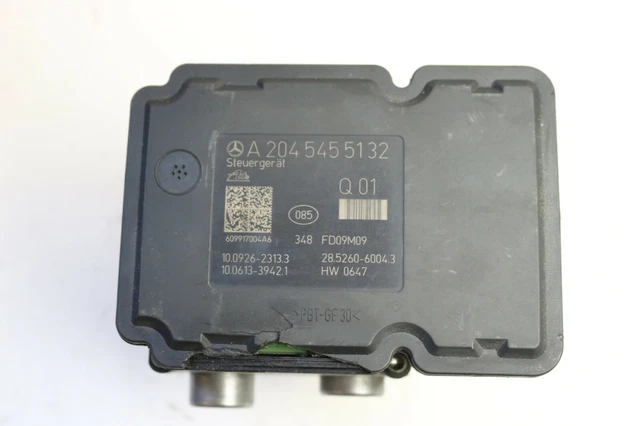 MERCEDES BENZ W204 C-Class ABS Block Control Unit A2045455132 ...