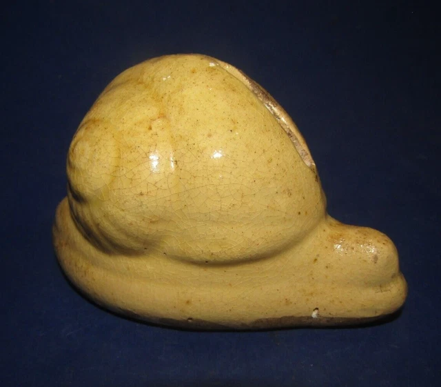 ANCIENNE TIRELIRE À casser escargot snail money box ceramic h 8cm EUR 9 ...