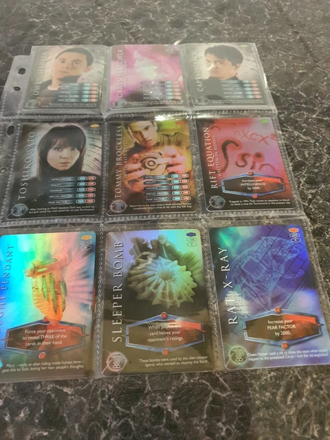 TRADING CARDS - Bbc Tv - "Torchwood" - 9 X "R" Cards - See Piccs £5.00 ...