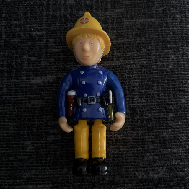 VINTAGE 2005 FIREMAN Sam Penny Morris Action Figure Toy Articulated 9cm ...