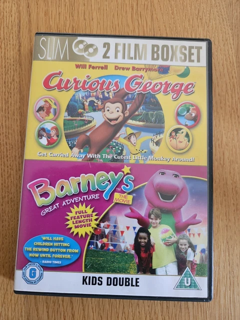 CURIOUS GEORGE MOVIE And Barney Great Adventure Dvd Kids £9.99 ...