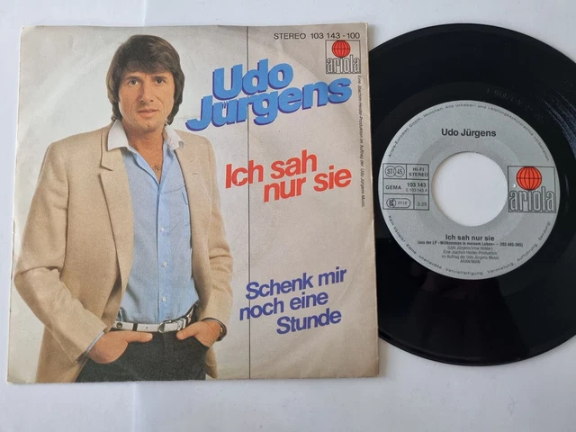 UDO JÜRGENS - Ich sah nur sie/ Schenk mir noch eine Stunde 7'' Vinyl ...