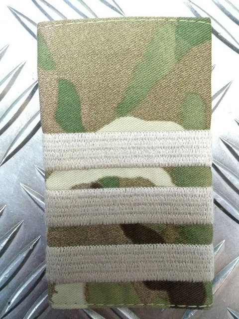 GENUINE BRITISH ARMY, RAF MTP Camo Wing Commander Rank Slide - NEW £13. ...