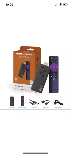 G96 TV MINI 4K HD Android TV Stick Quad-Core 2.4G/5G WIFI Smart TV Box ...