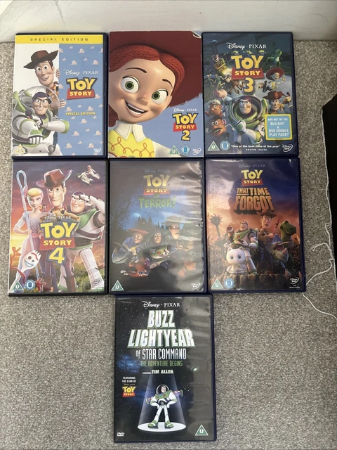 TOY STORY COMPLETE DVD Collection 1,2,3 & 4 + Of Terror / Time Forgot ...