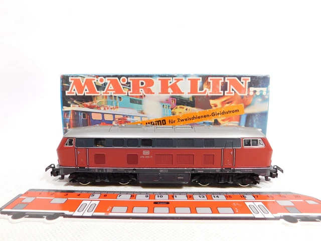 DL460-1 # MÄRKLIN Hamo H0 Dc 8375 Locomotive Diesel 216 025-7 DB Mint + Box EUR 133,85 - PicClick FR